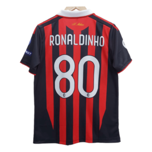 Ac milan Ronaldinho Embroidery Retro Jersey | Retro Collection ...