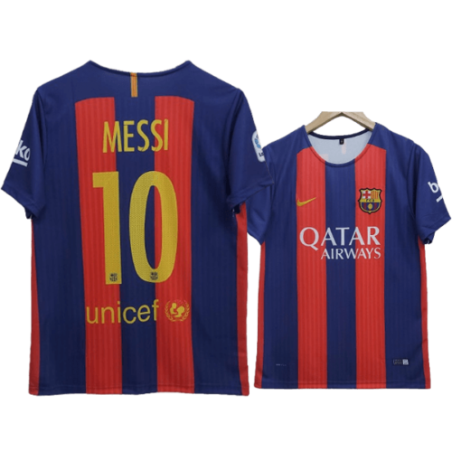 Messi Barcelona 2016-17 Home Jersey | Retro collection - Cyberried Store