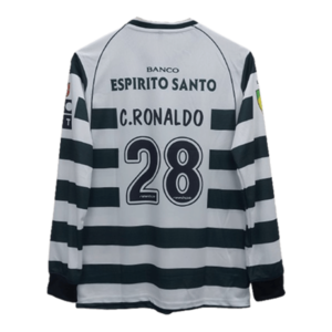 2001-03 Sporting Lisbon Cristiano ronaldo Full Sleeve Jersey | Retro ...