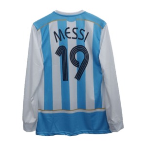 Messi Argentina 2006-07 Home Full Sleeve Jersey - Cyberried Store
