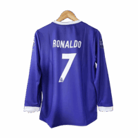 Real madrid CR7 2016-17 Purple Full sleeve Jersey | Retro Collection ...