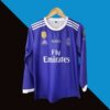 Real madrid CR7 2016-17 Purple Full sleeve Jersey | Retro Collection ...